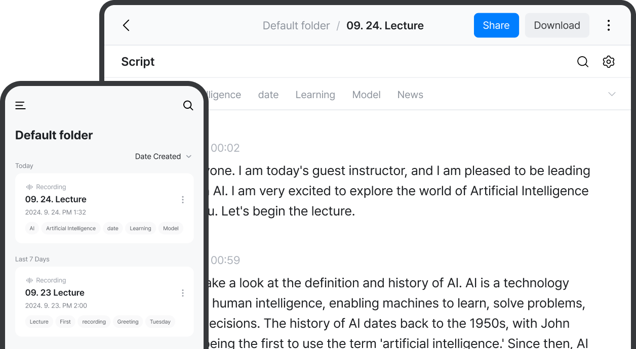daglo, #1 AI service in Korea